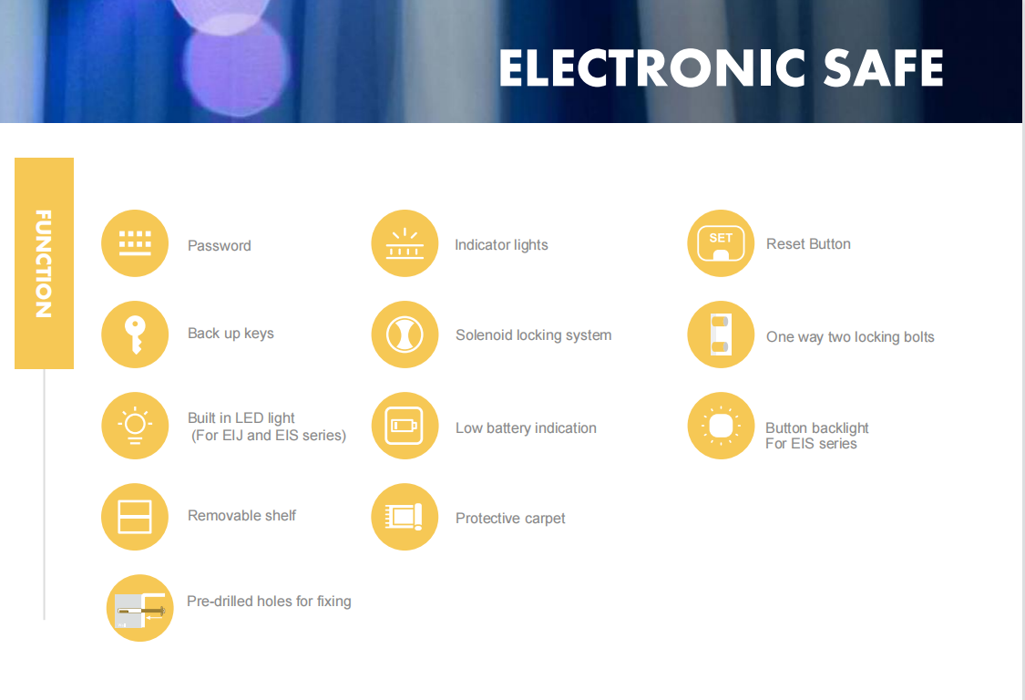 EIA Electronic safe 50EIA - www.nboleway.com